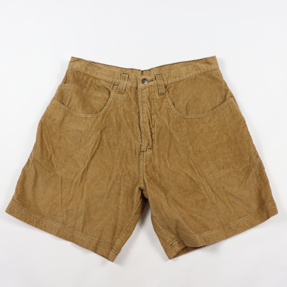 90s Jansport Mens Large Spell Out Corduroy Shorts - Gem